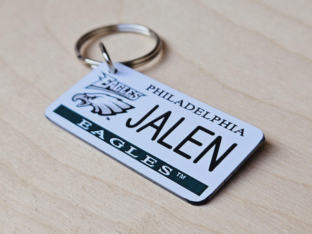 Personalized Engraved Philadelphia Eagles Keychain - Key Ring - Any ...