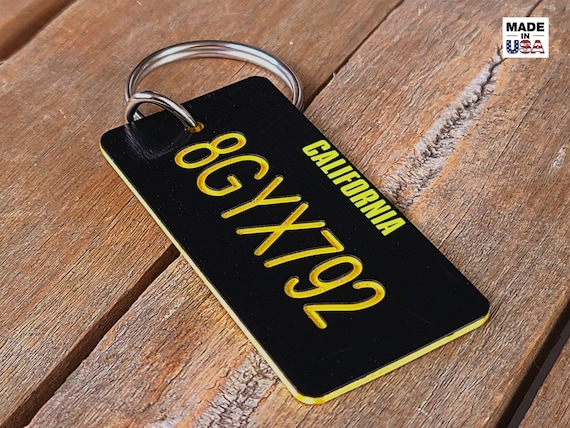 Personalized Engraved California Classic Replica License Plate - Etsy