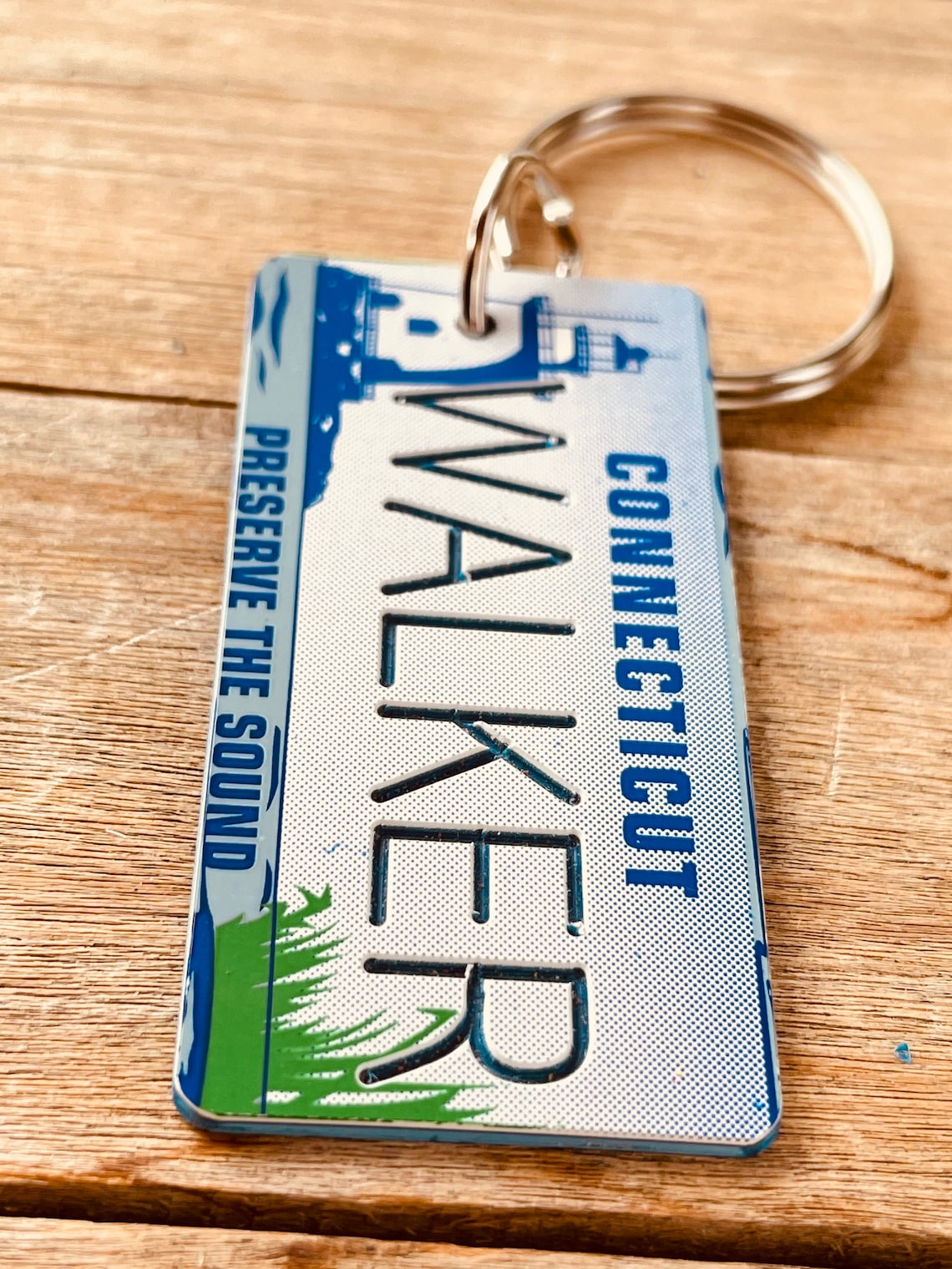 Personalized Engraved Connecticut Preserve the Sound License - Etsy