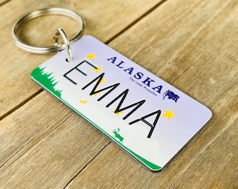 Alaska Keychain - Etsy