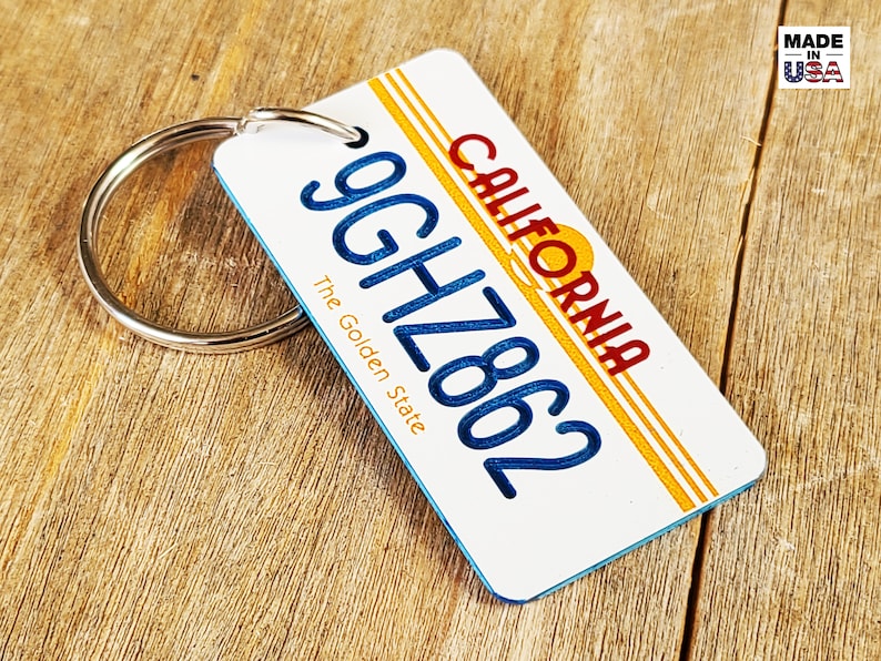 Personalized Engraved California Golden State License Plate - Etsy