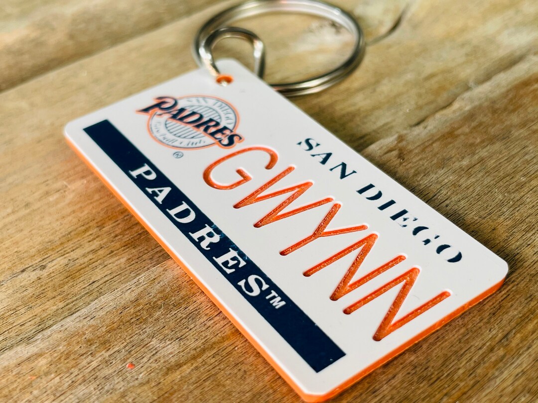 Personalized San Diego Padres Engraved Keychain - Key Ring - Tag - Any ...