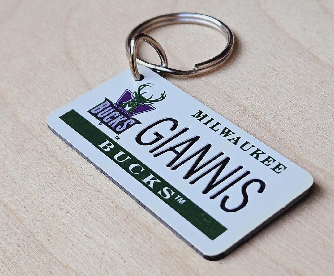 Personalized Engraved Milwaukee Bucks Keychain / Key Ring /any Name ...