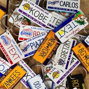 Personalized Arizona License Plate Engraved Keychain - Key Ring - Tag ...