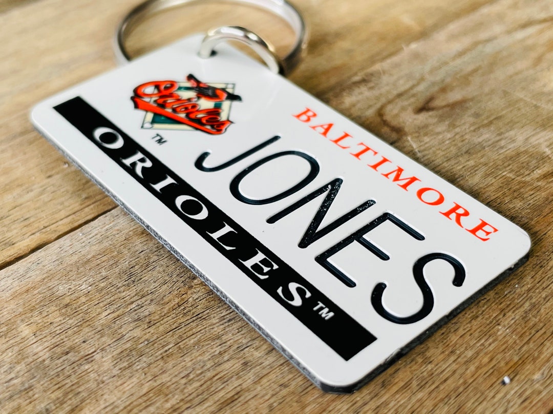 Personalized Baltimore Oriolesengraved Keychain - Key Ring - Tag - Any ...