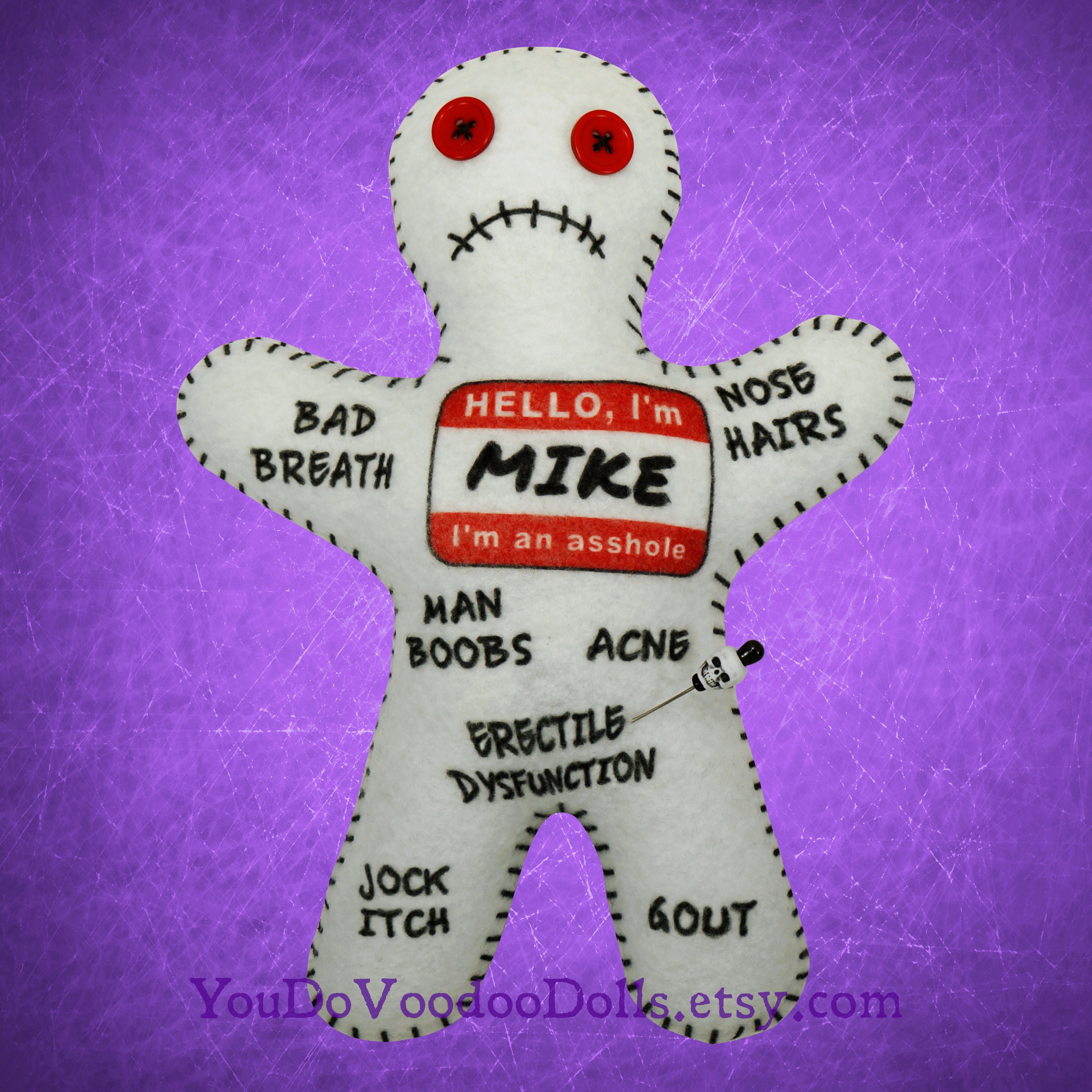 Custom Voodoo Doll, Personalized Voodoo Doll, Funny Breakup Gift ...