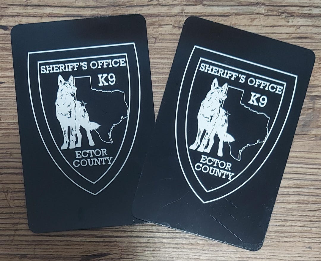 Metal Miranda Warning Cards for Law Enforcement - Laser Engraved ...