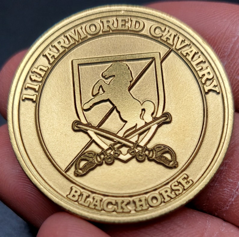 Custom Laser Engraved Brass / Stainless Steel Challenge Coin Military ...
