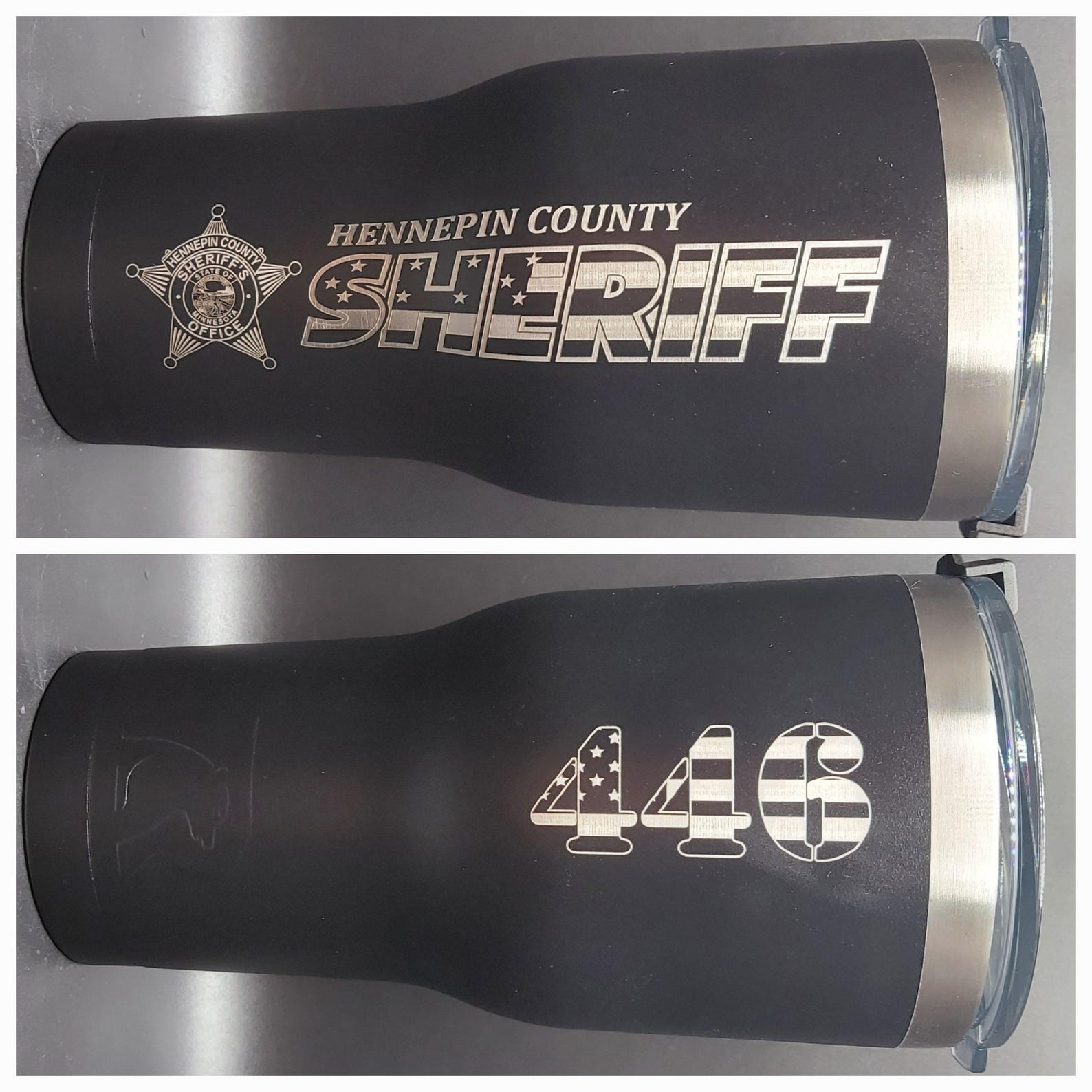 Custom Police Officer Law Enforcement Laser Engraved Tumbler - Deputy ...