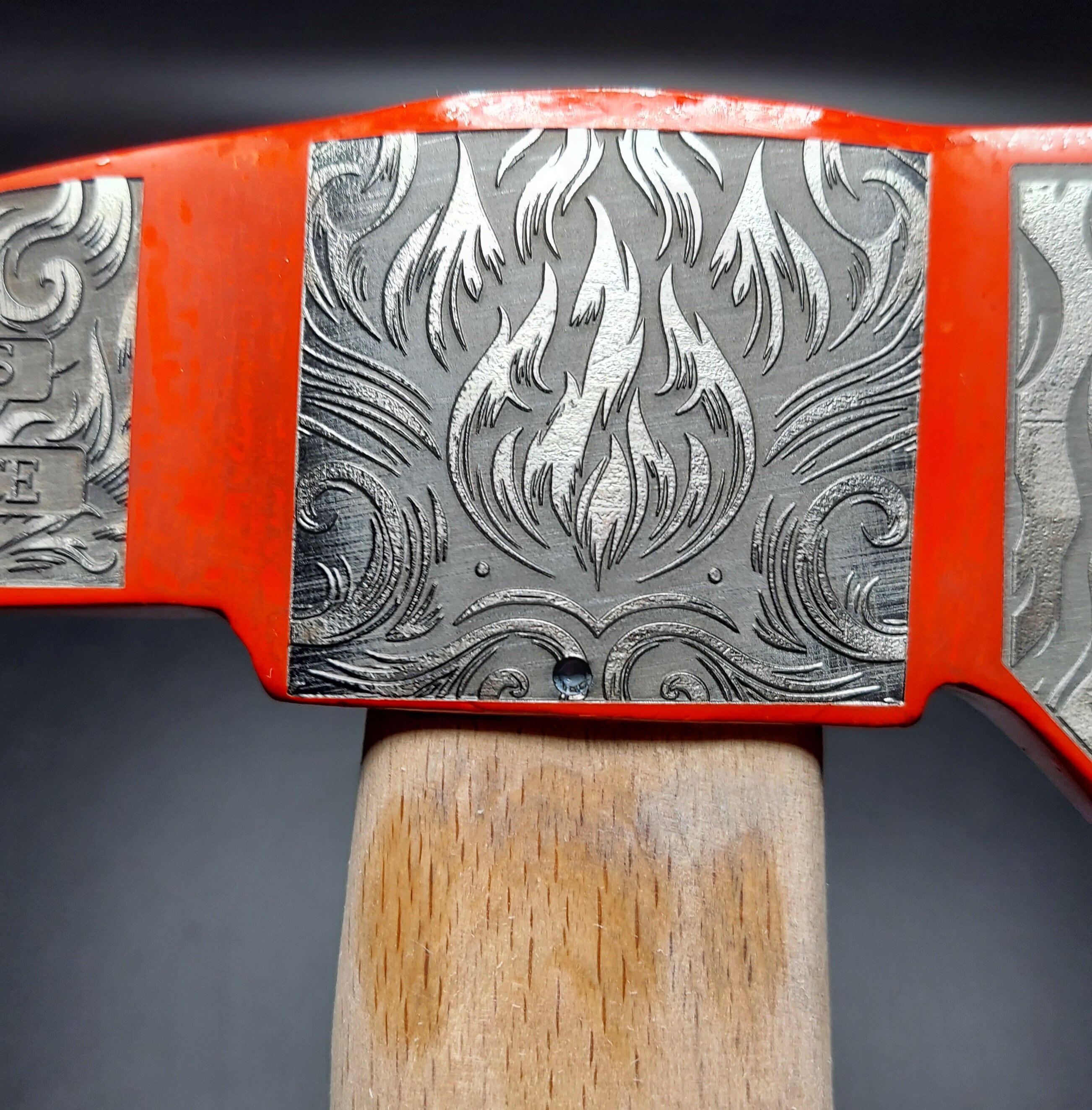 Custom Laser Engraved Fireman's Axe Deep Engraved Fireman, Firefighter ...