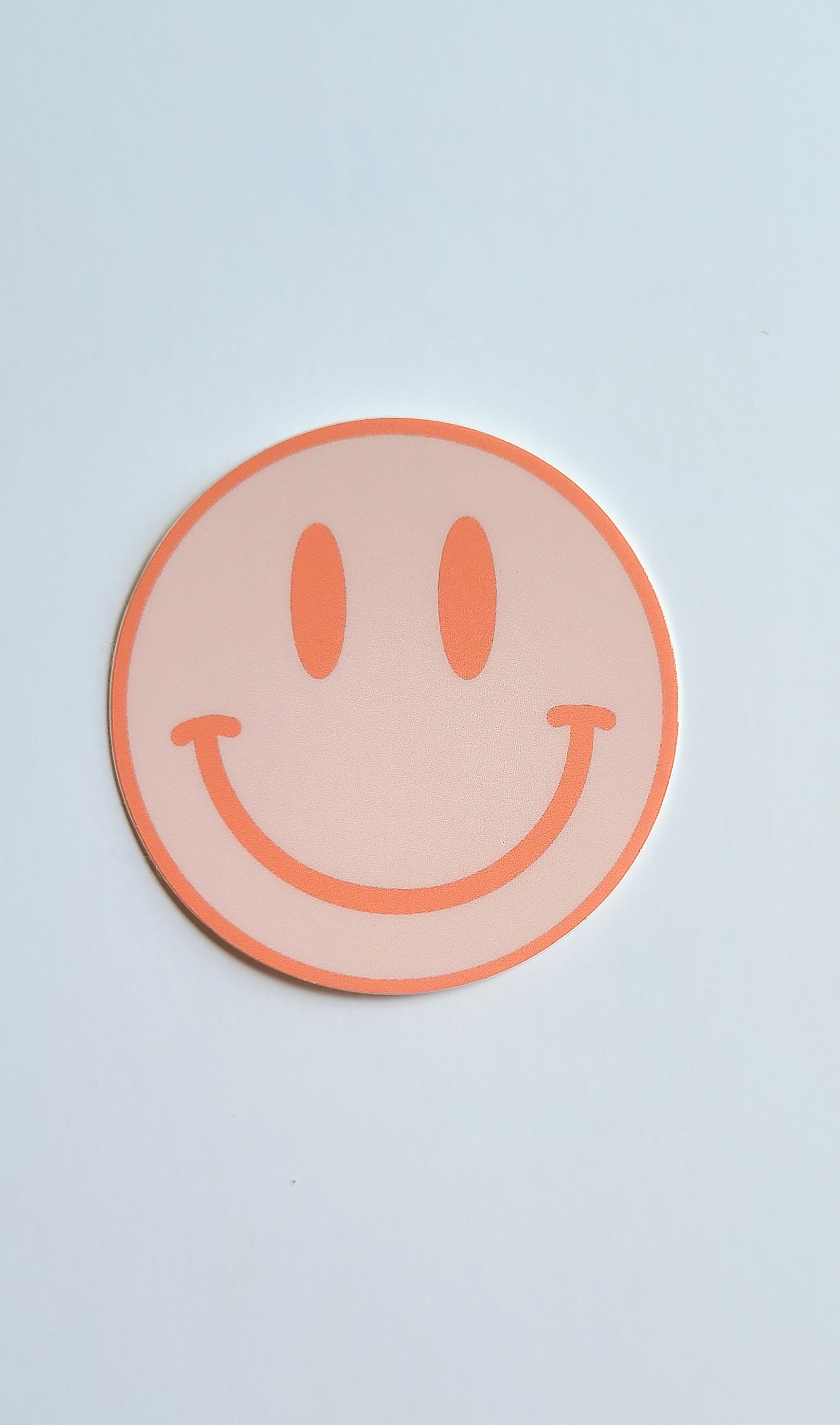 Smiley Face Sticker waterproof Die Cut Vinyl Laptop Sticker - Etsy