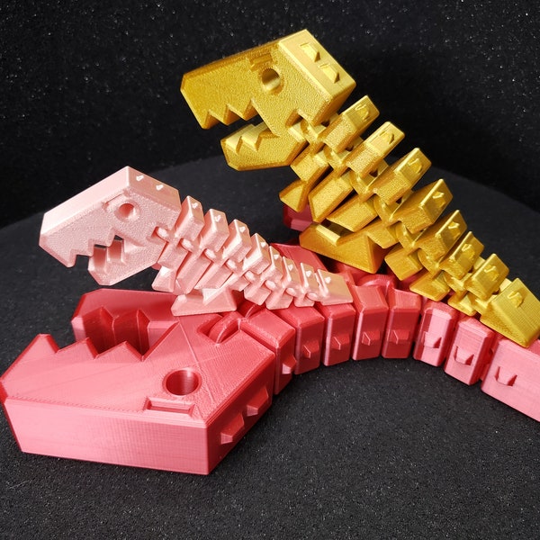 3d Printed Flexi Rex - Etsy