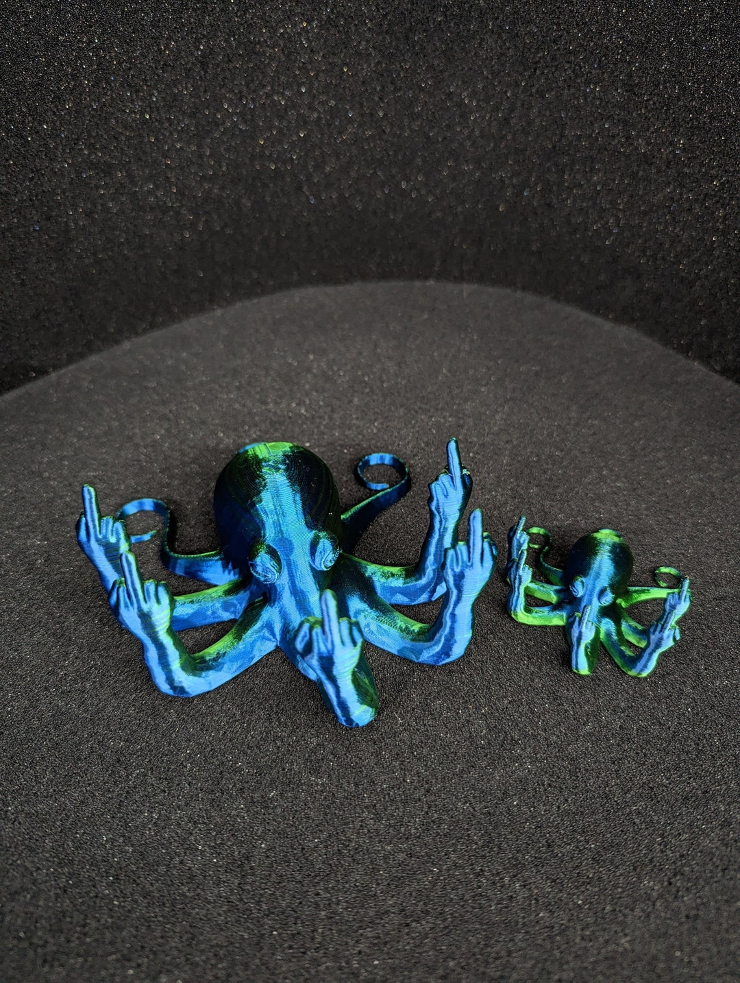 Fucktopus - Middle Finger - Octopus - Dual Color PLA 3d Print - Etsy