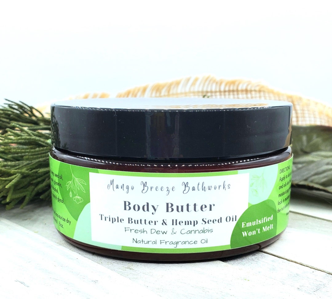 Fresh Dew & Hemp Emulsified Body Butter/ Won't Melt/all - Etsy