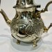 Vintage Moroccan Teapot Handmade Silver Plated Alpaca Engraved Moroccan ...