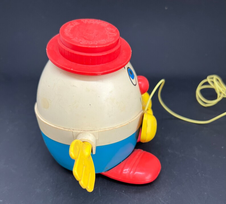 Vintage Humpty Dumpty Fisher Price Working Pull Toy Circa 1970’s - Etsy