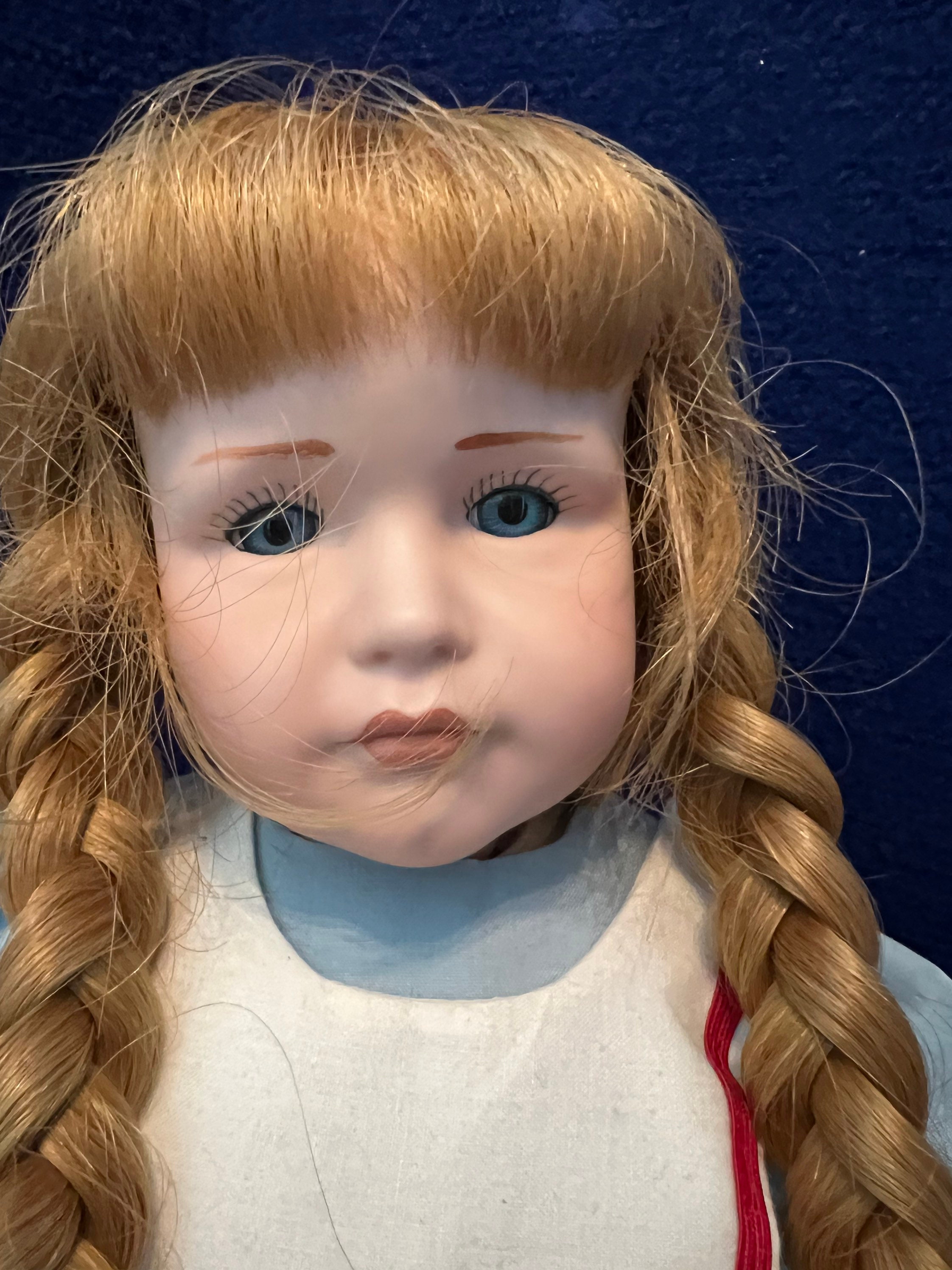 Full Body Porcelain Doll Stands 18 Tall on Stand - Etsy