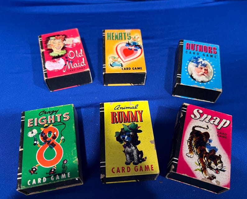 Rare Totally Intact Treasure Kit of Six Card Games in Original ...
