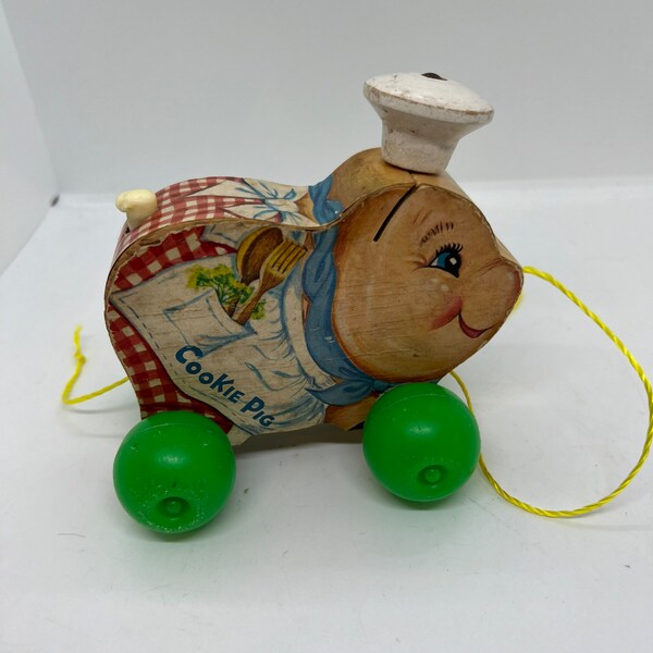 Pig Pull Toy - Etsy