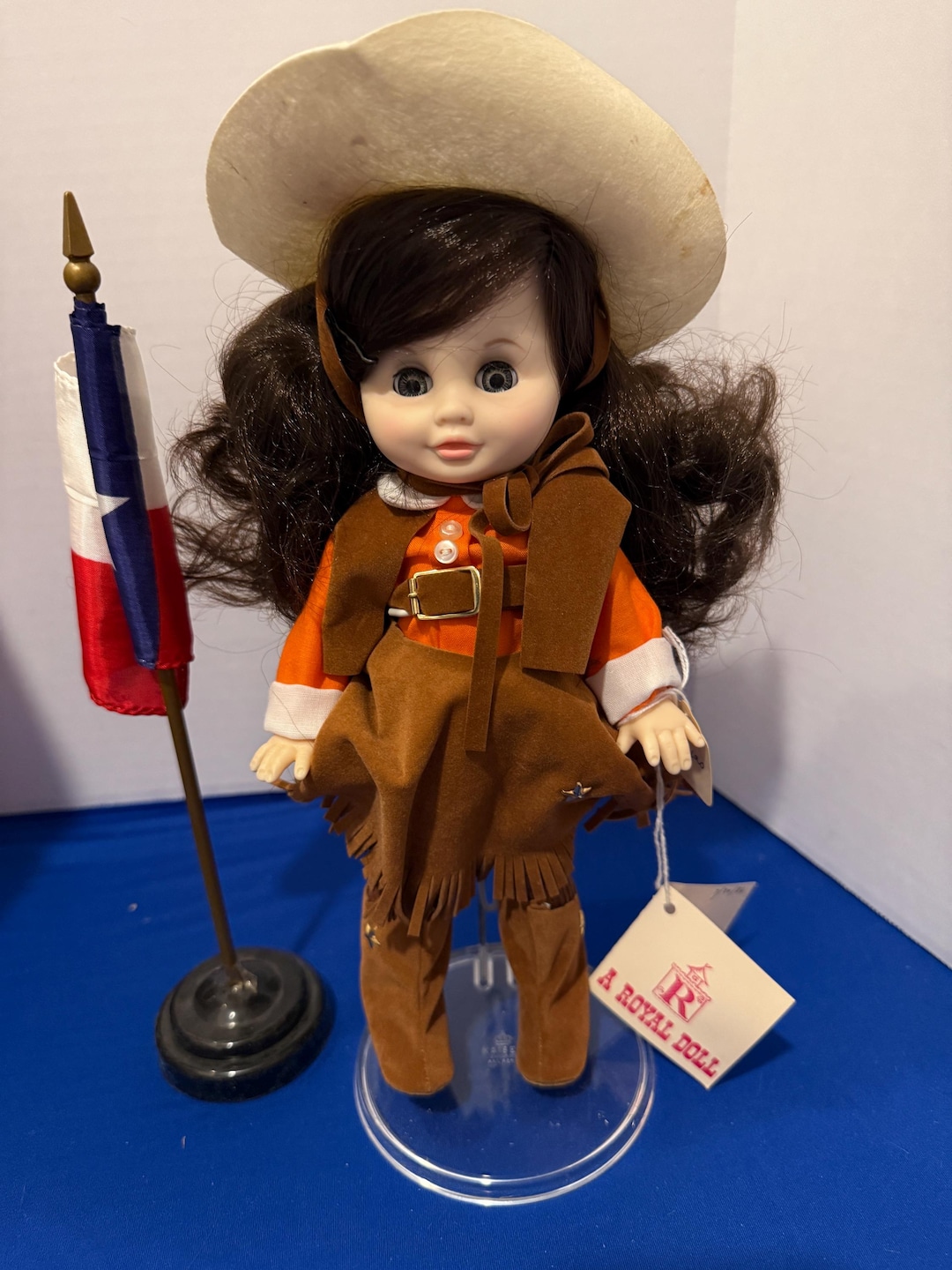 Vintage Royal House of Dolls Texas Girl Doll, 1954 Cowgirl Outfit, With ...