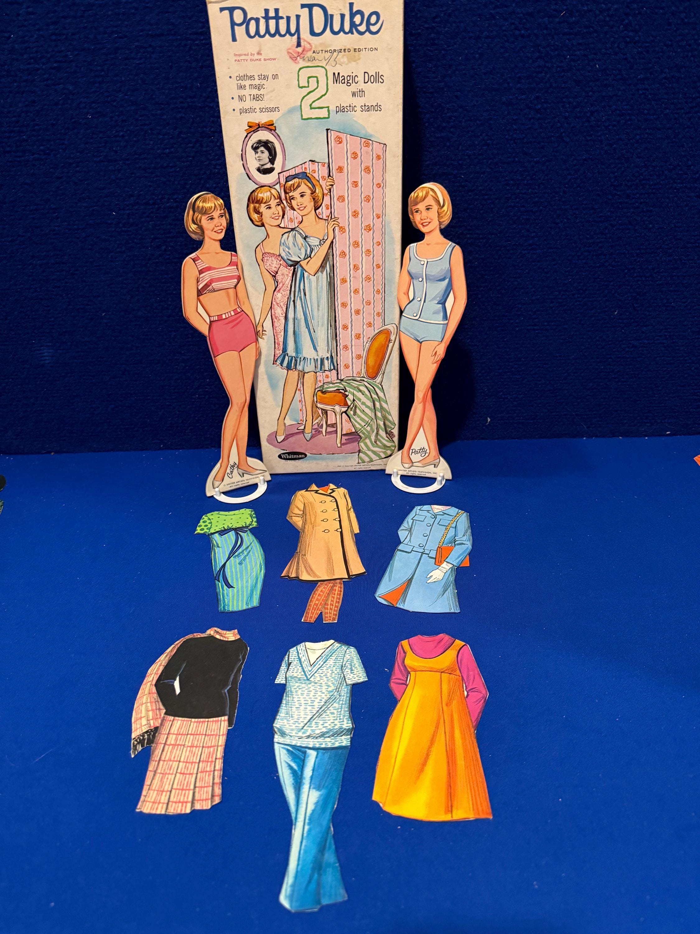 RARE Vintage Patty Duke Paper Doll Set by Whitman, Circa 1965 - Etsy
