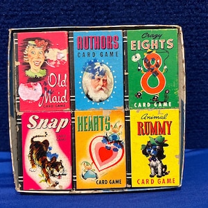 Rare Totally Intact Treasure Kit of Six Card Games in Original ...