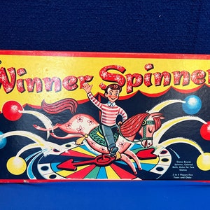 Two Vintage Board Games-winner Spinner & Scram Ball for - Etsy