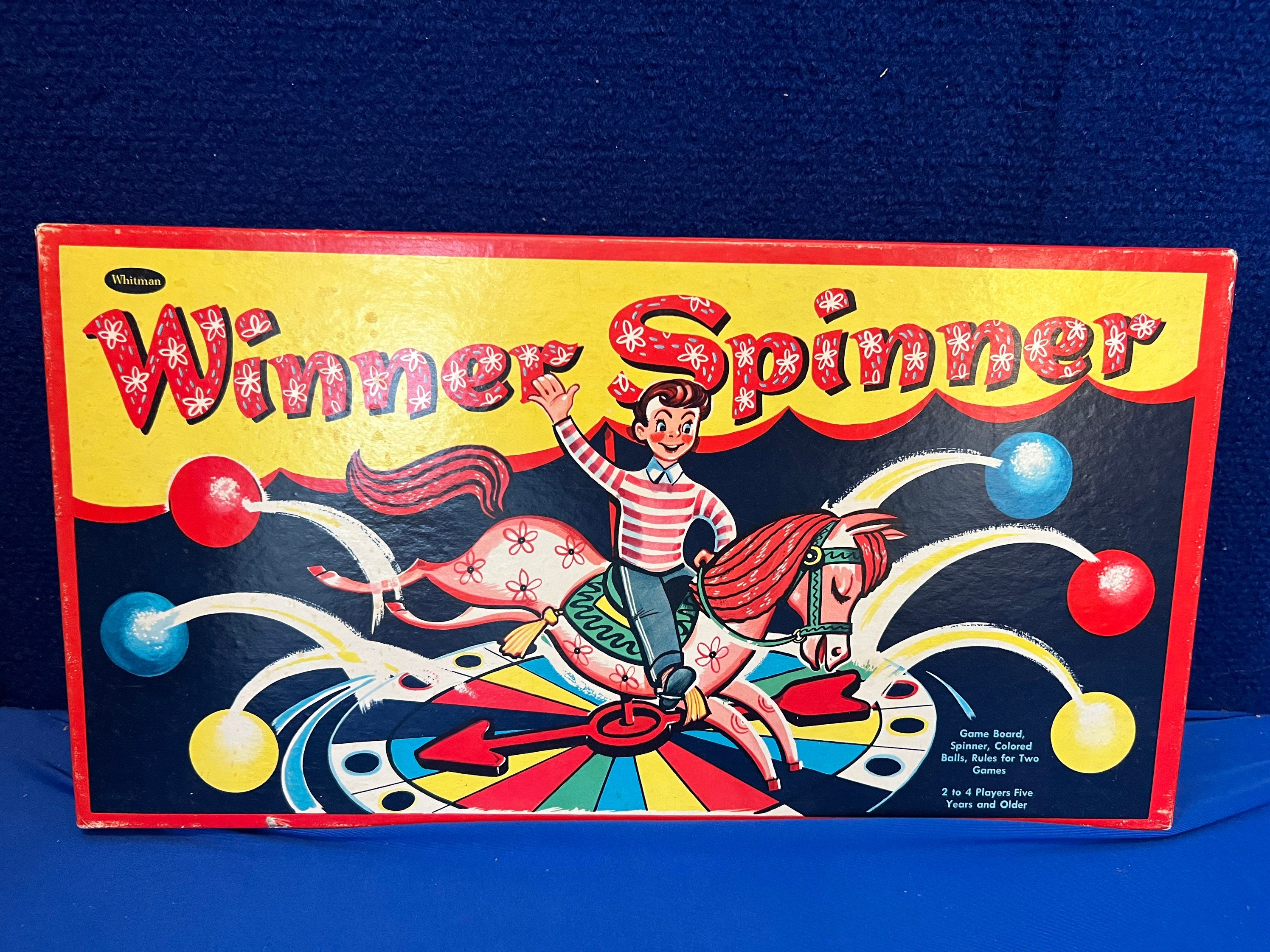 Two Vintage Board Games-winner Spinner & Scram Ball for - Etsy