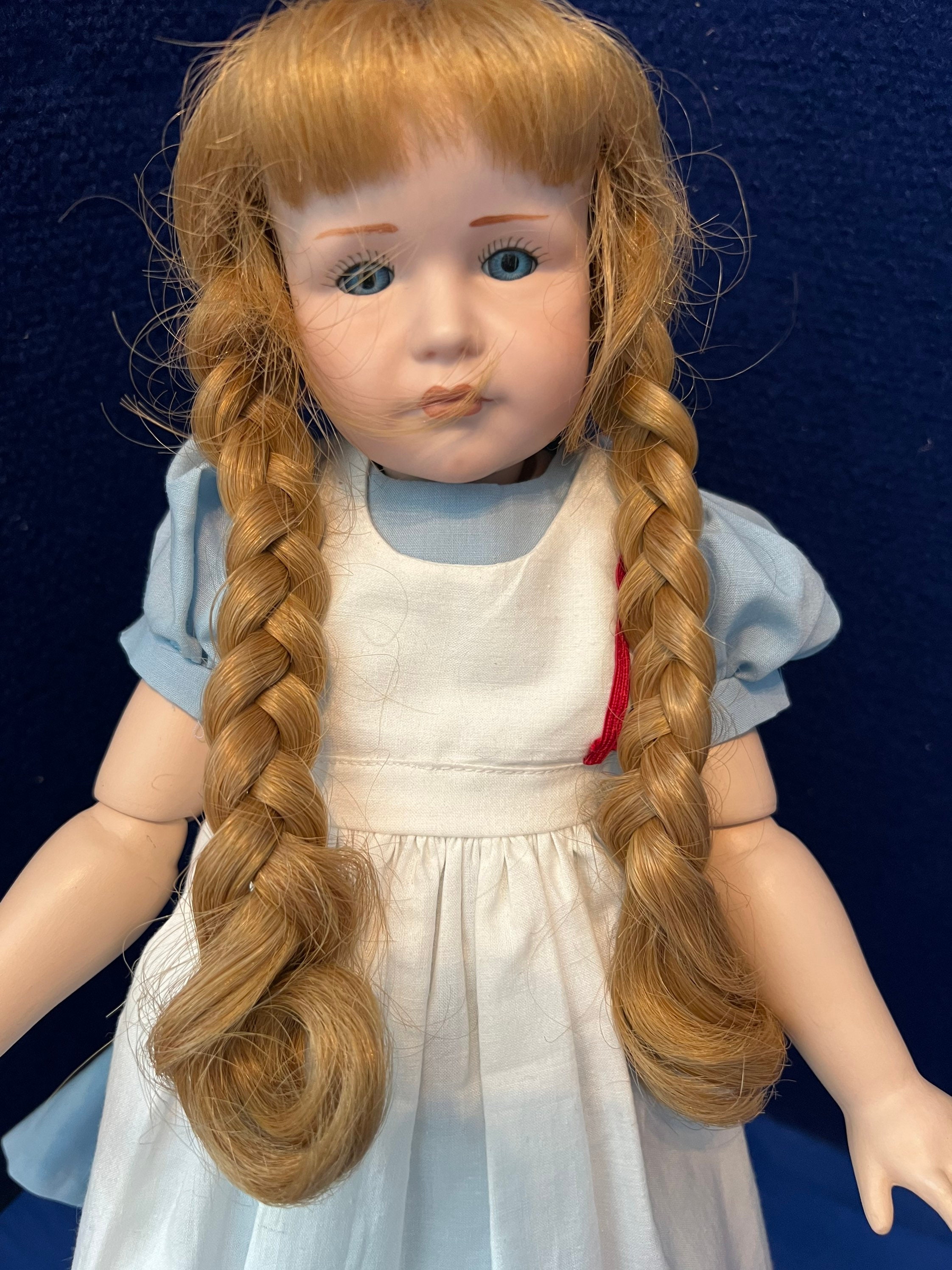 Full Body Porcelain Doll Stands 18 Tall on Stand - Etsy