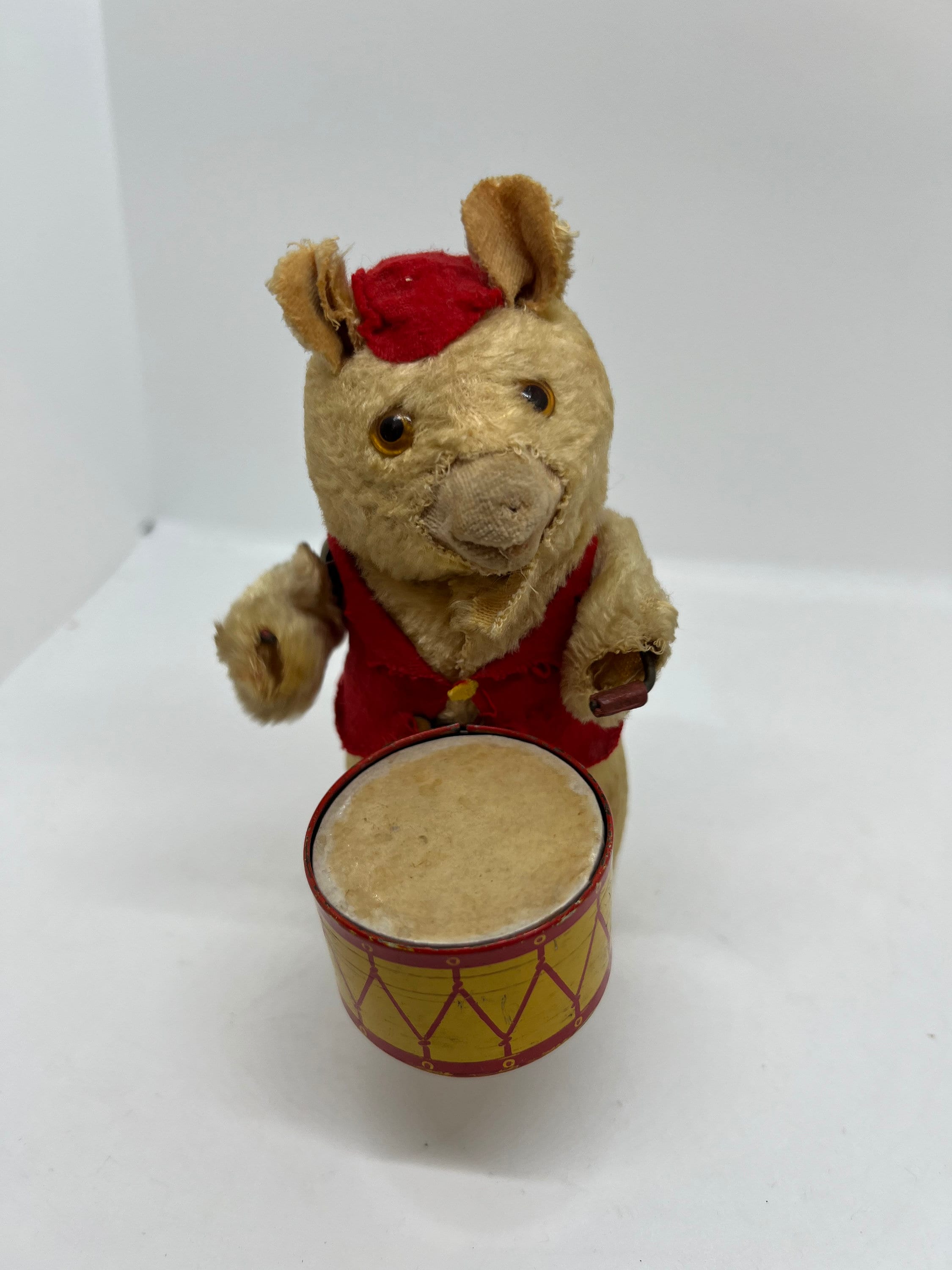 Extreme Rare Mechanical Wind up Mohair Bear Toy Playing Snare Drum - Etsy