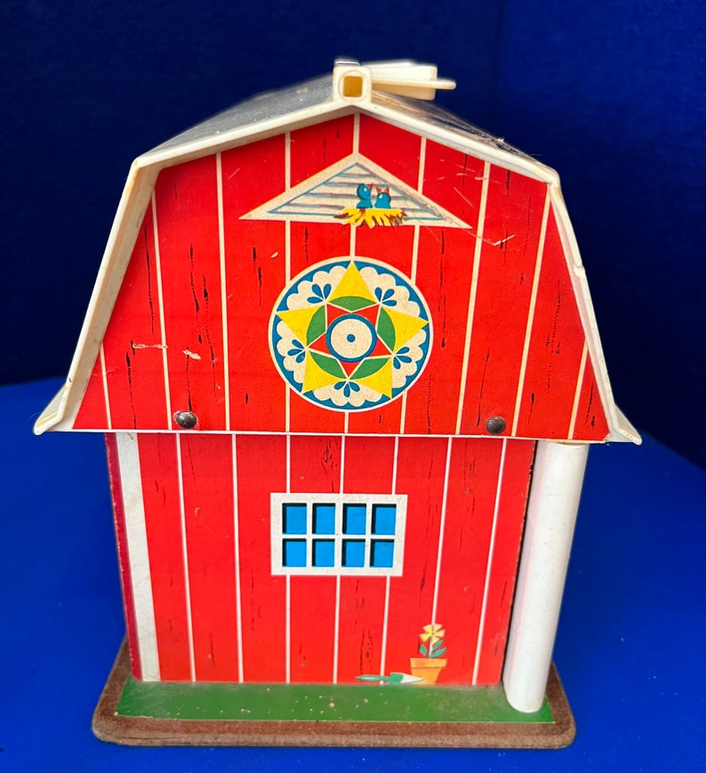 Vintage Fisher Price Farm Set With Silo 915 - Etsy