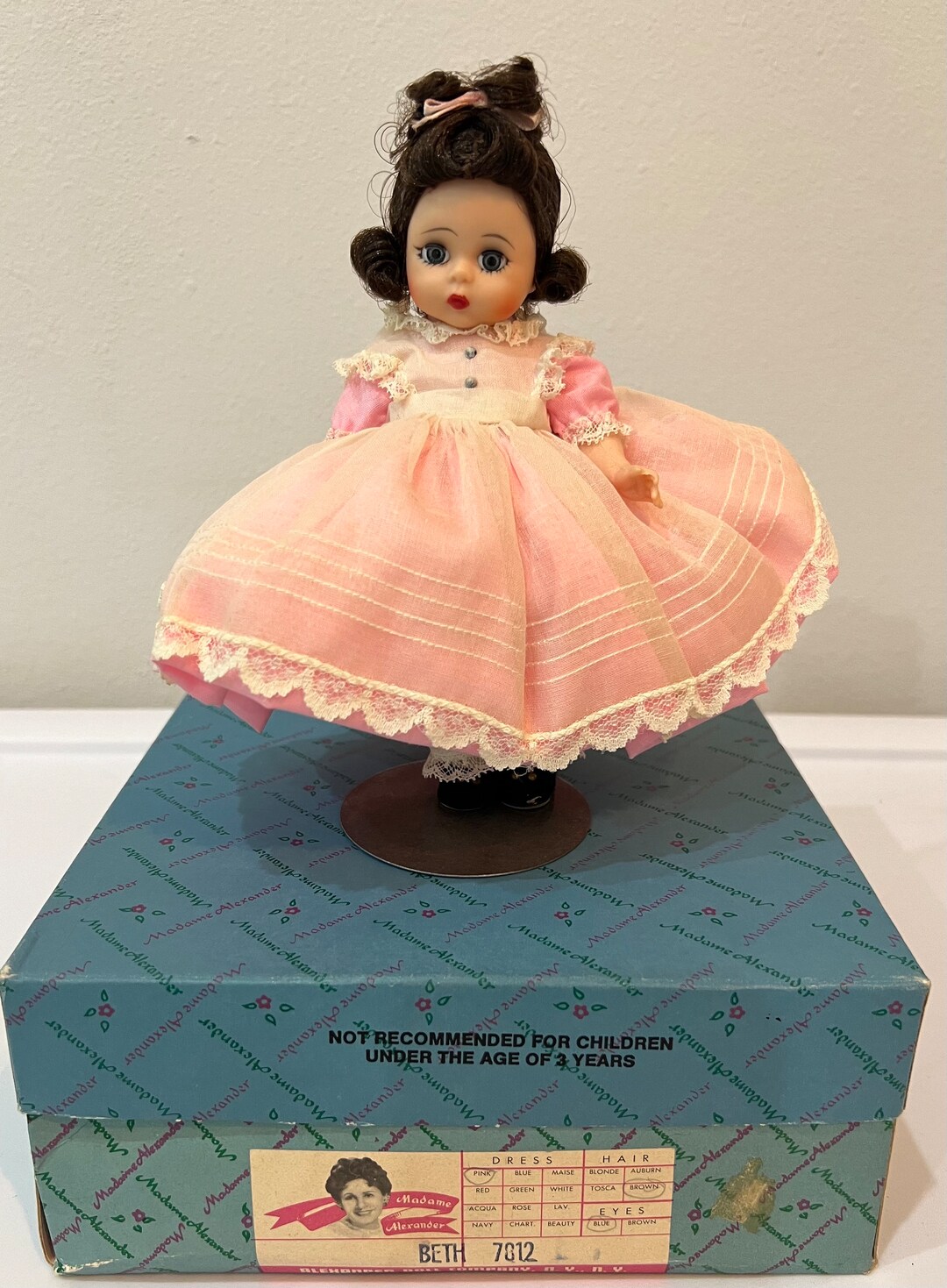 Vintage 8” Beth Doll From the Little Women Madam Alexander ...