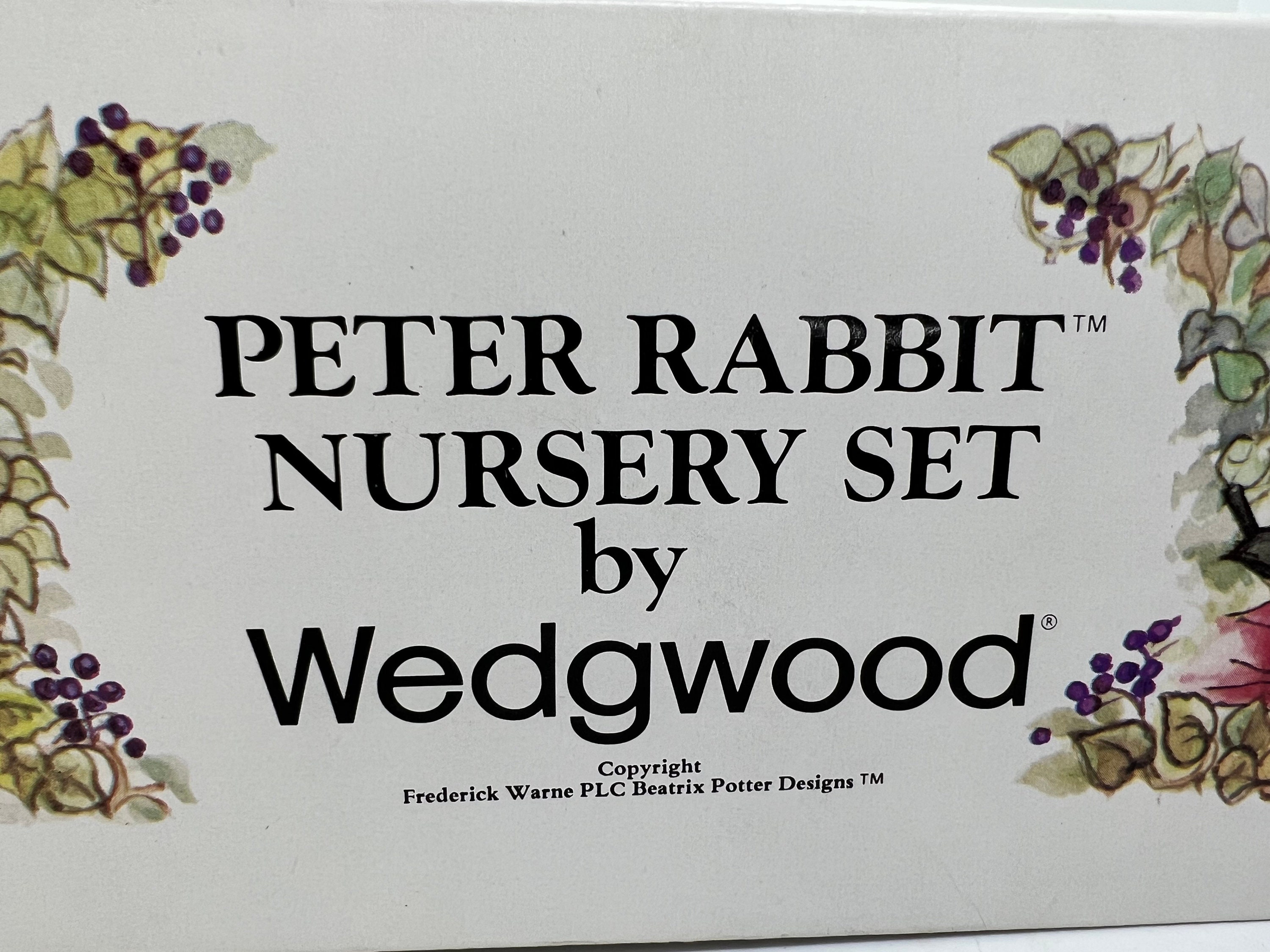 Intage Beatrix Potter Peter Rabbit 3 Piece Wedgwood Dish Set - Etsy