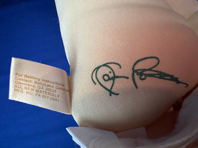 NEW Xavier Roberts New Original 1990 Soft Sculpture 17” Cabbage Patch ...