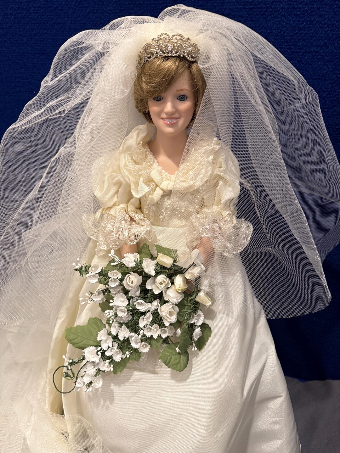 Vintage 1980s Princess Diana Bride Doll: Danbury Mint Porcelain - Etsy