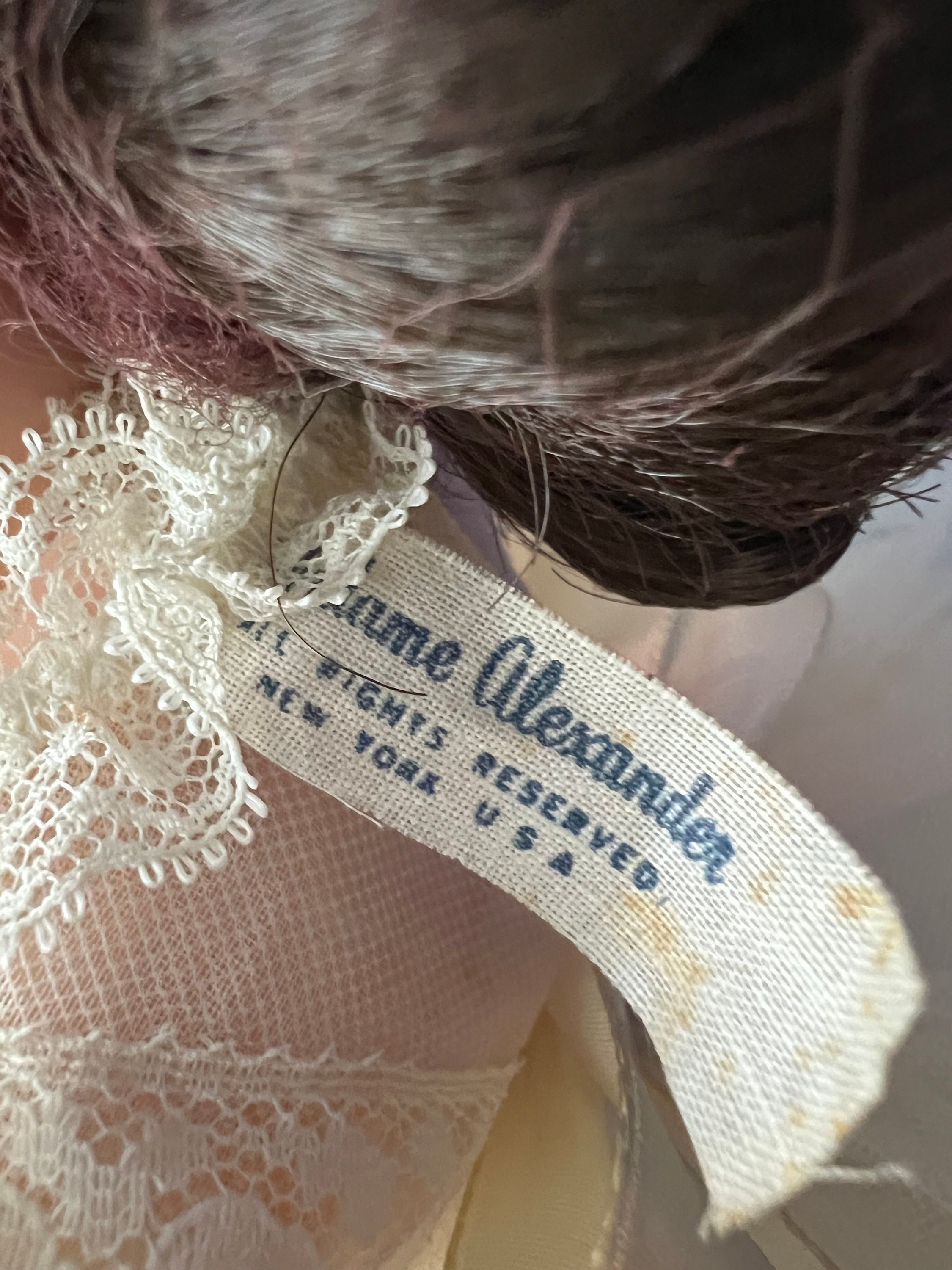 Vintage Elise Bride Madam Alexander 17 Doll With Brunette Hair and ...