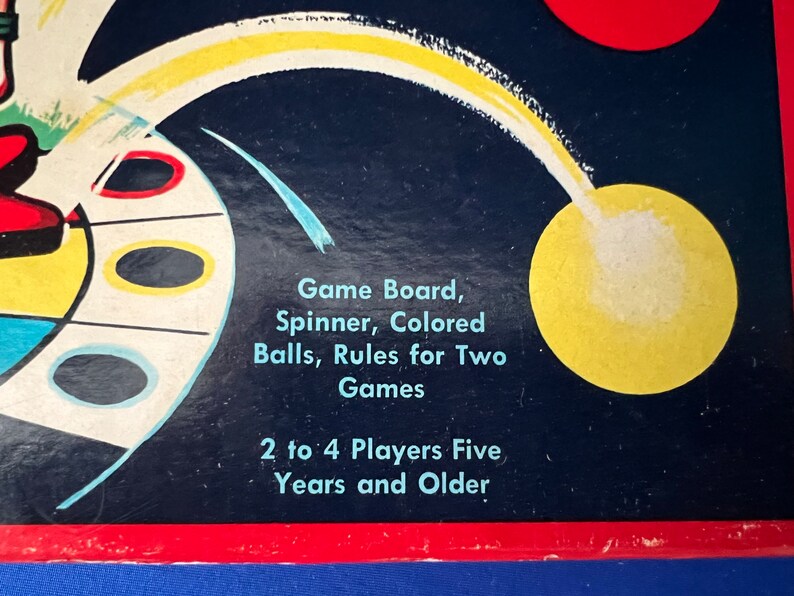 Two Vintage Board Games-winner Spinner & Scram Ball for Families 1950s ...