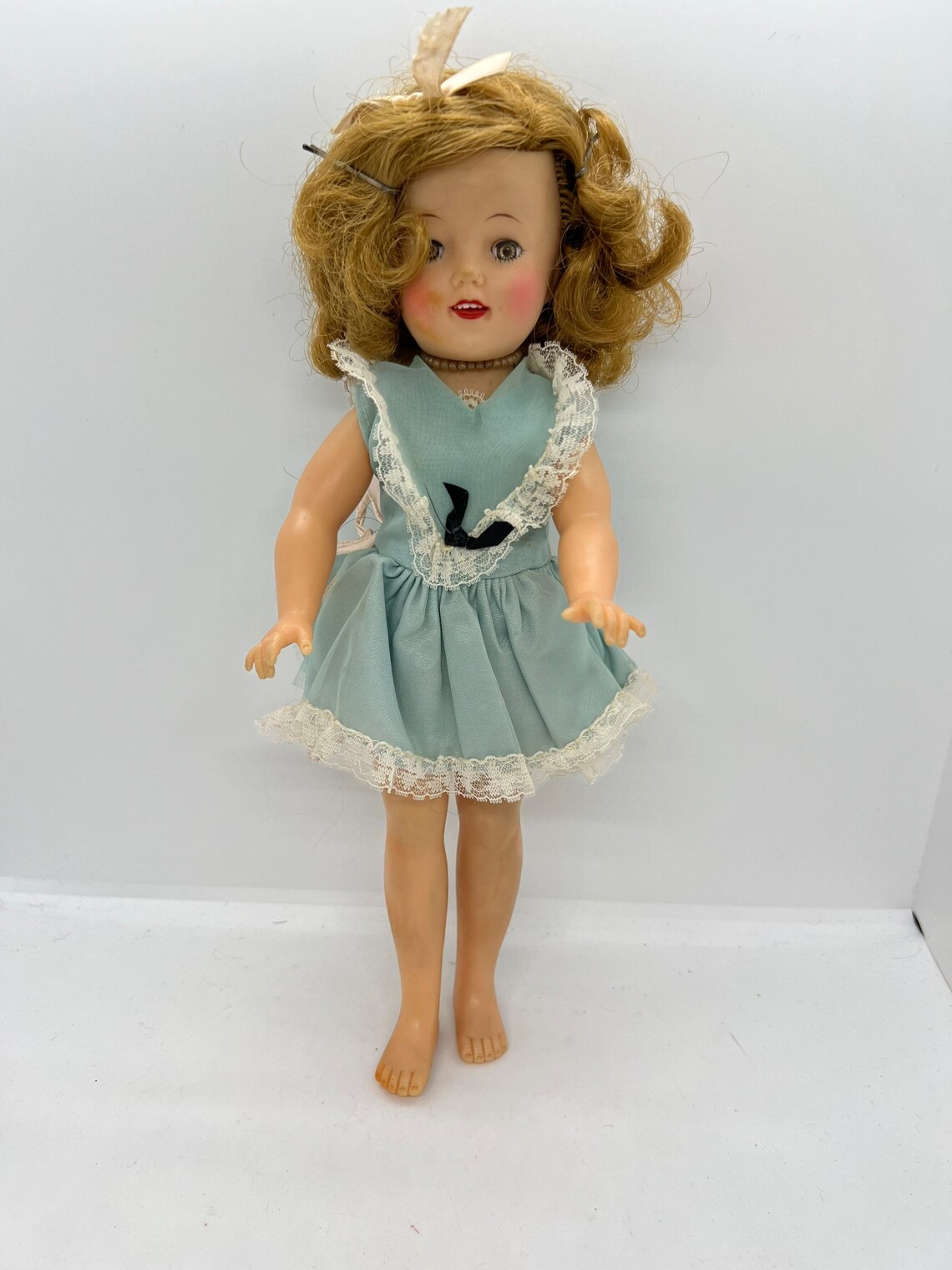 1950’s Shirley Temple 12” Vintage Doll in Original Dress by Ideal - Etsy
