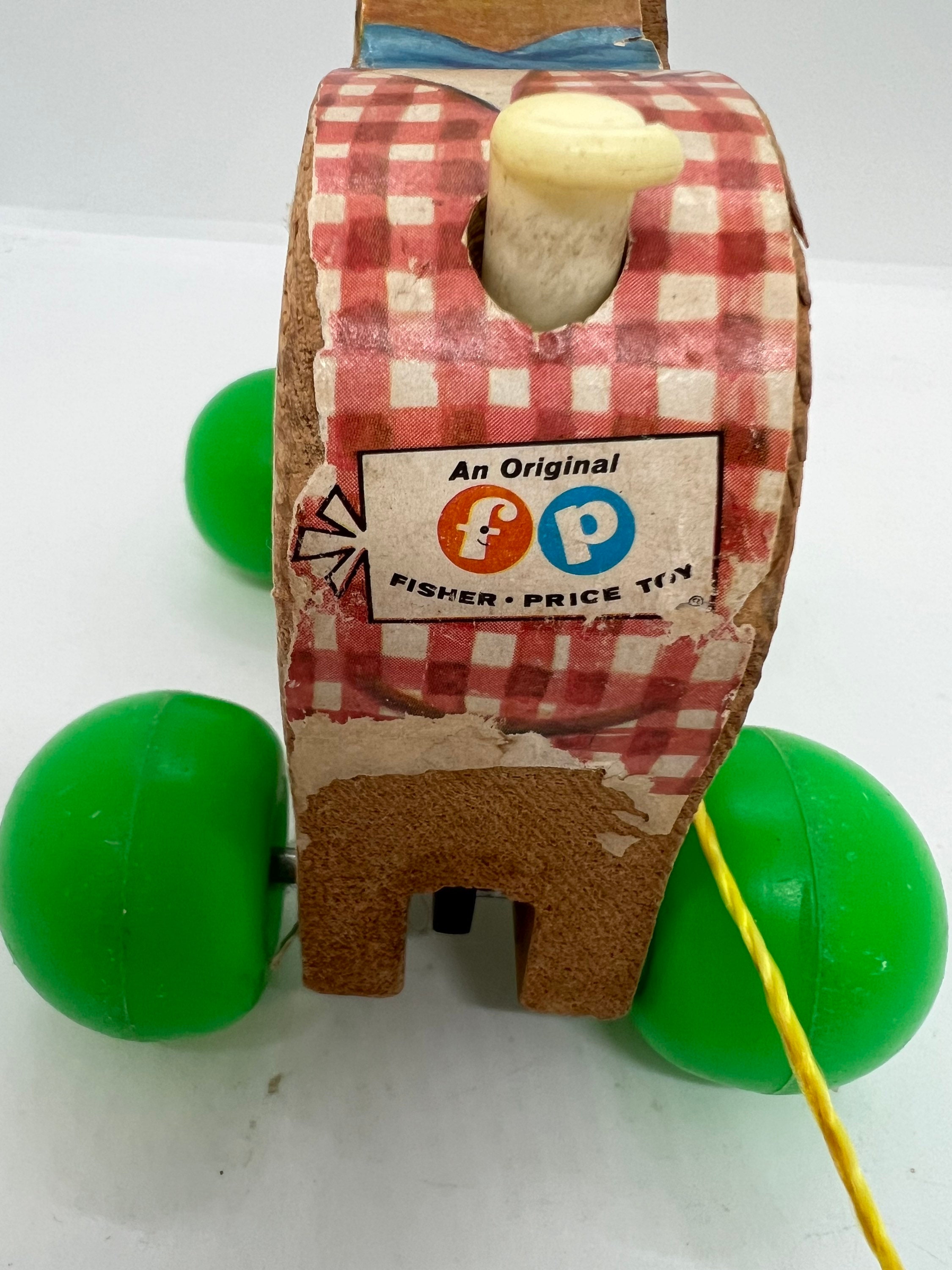 Vintage 1960s Cookie Pig Pull Toy Fisher Price No. 476 - Etsy