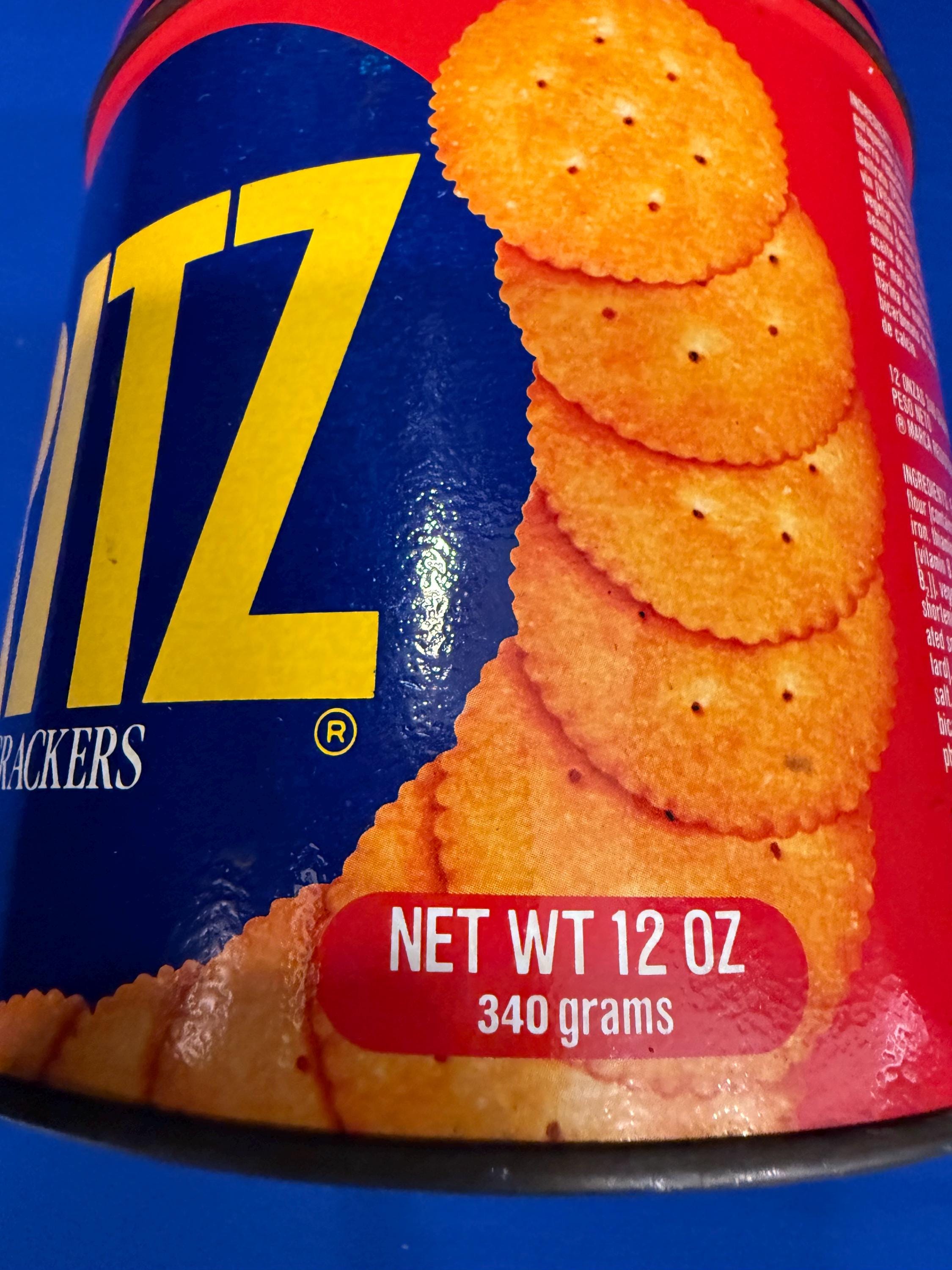 Vintage 1982 Round Nabisco Ritz Crackers Tin Can Collectible Tin - Etsy