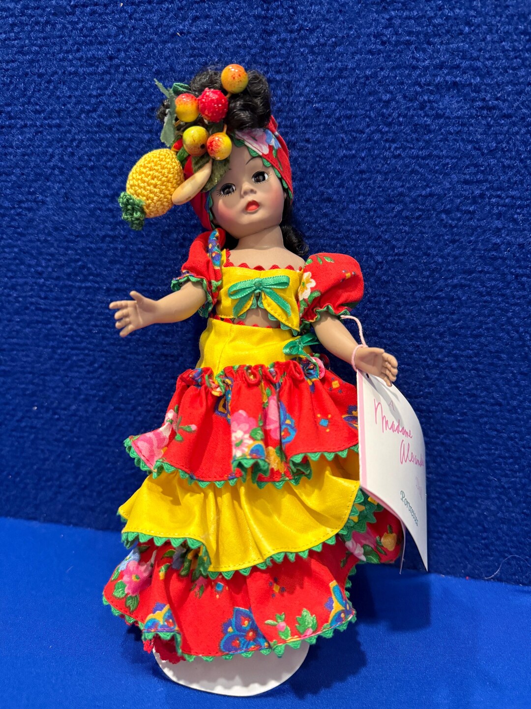 Vintage Madam Alexander 10" Carmen Miranda Doll From the Portrettes ...