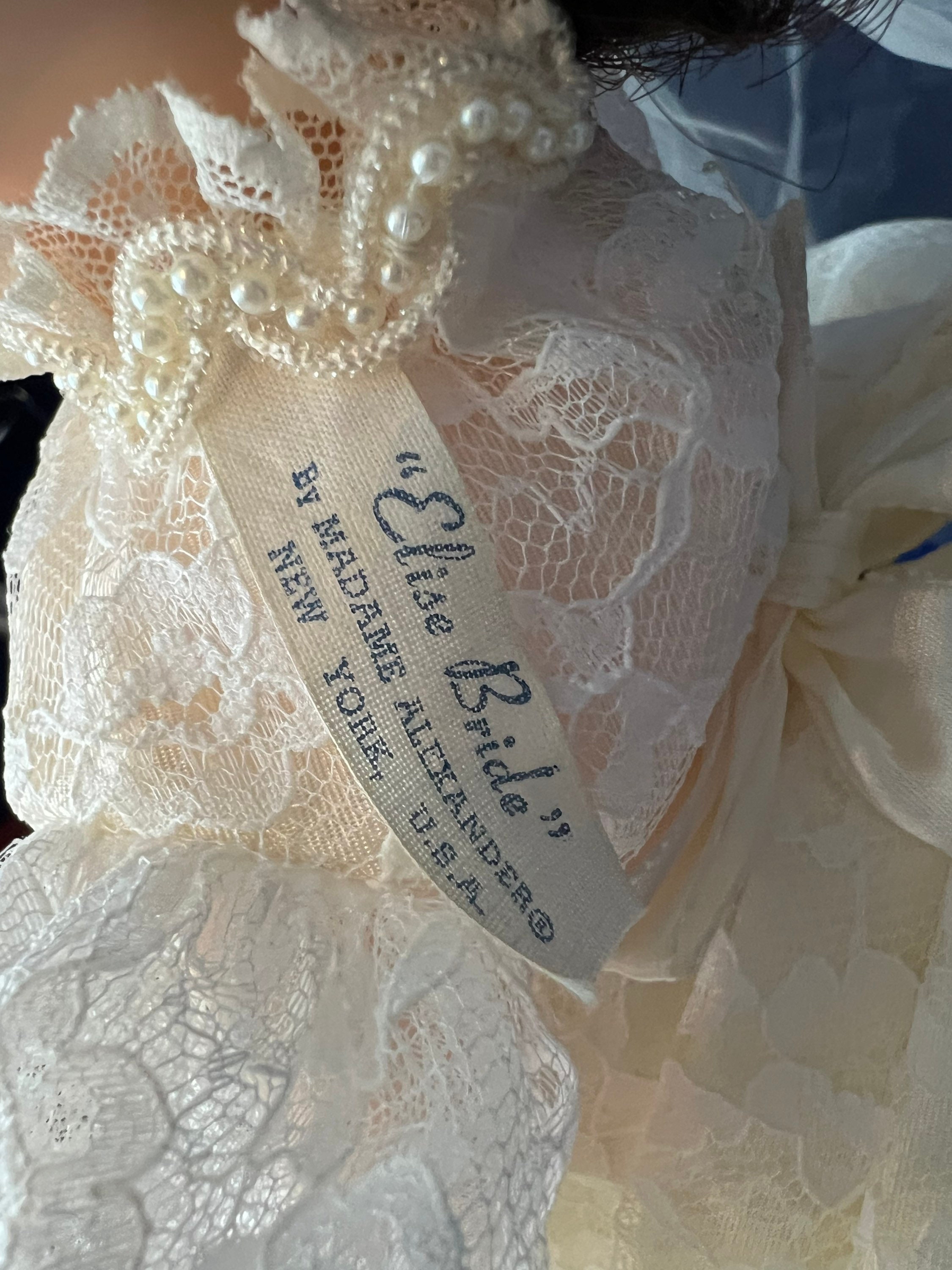 Vintage Elise Bride Madam Alexander 17 Doll With Brunette Hair and ...