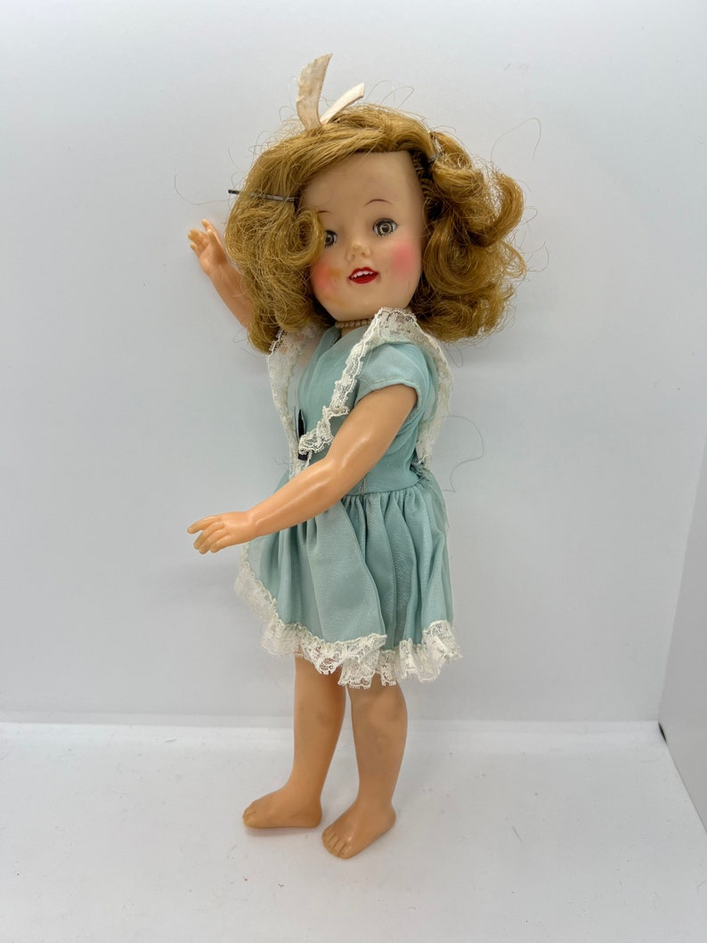 1950’s Shirley Temple 12” Vintage Doll in Original Dress by Ideal - Etsy