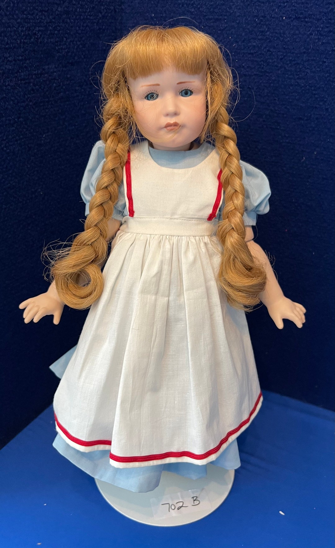 Full Body Porcelain Doll Stands 18” Tall on Stand - Etsy