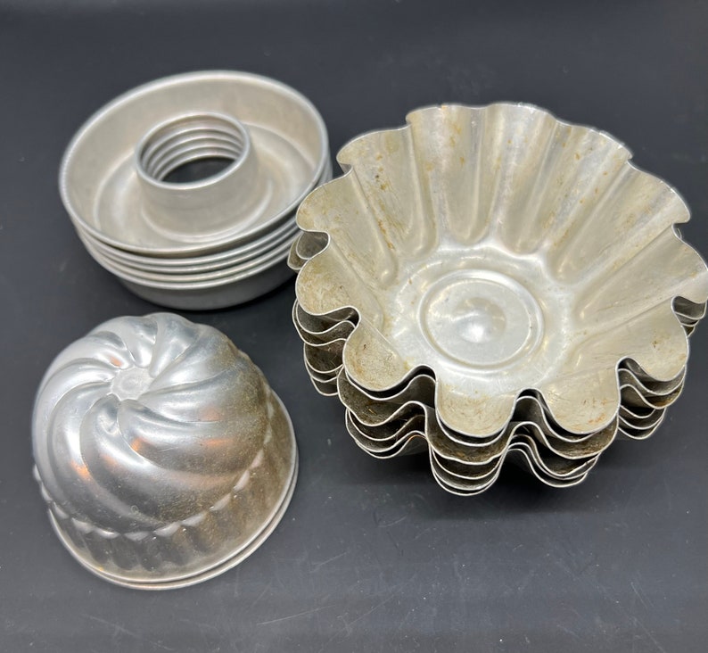 Vintage 1950’s Aluminum Jello/baking Molds - Etsy