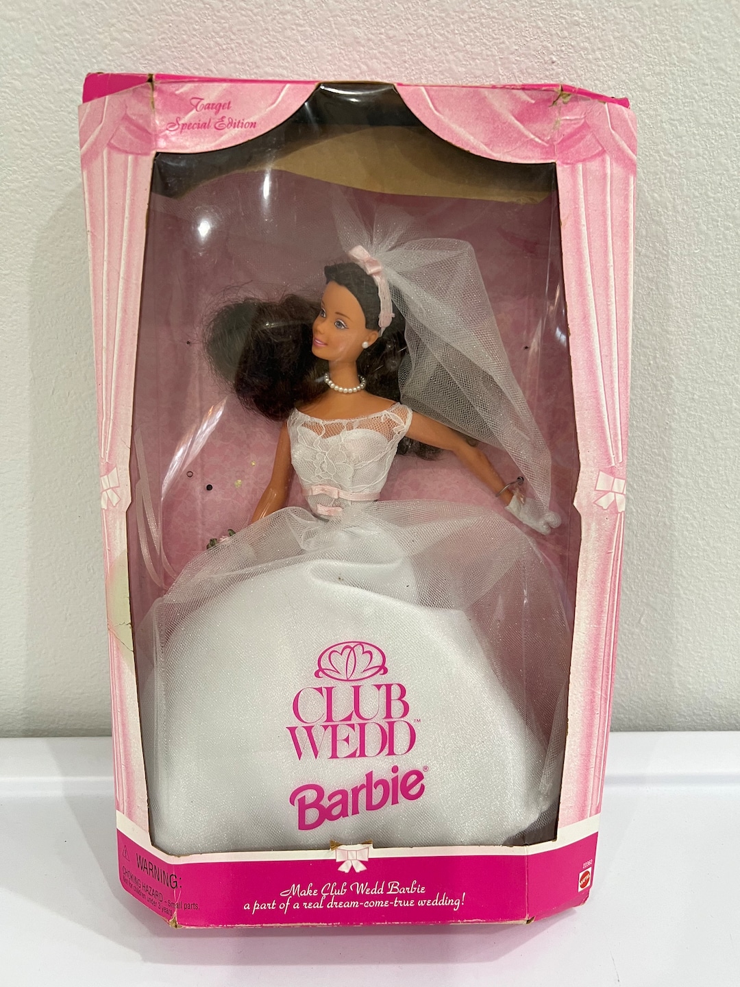 1998 Club Wedd Barbie Special Edition Blonde Bride Doll #22362 Mattel ...