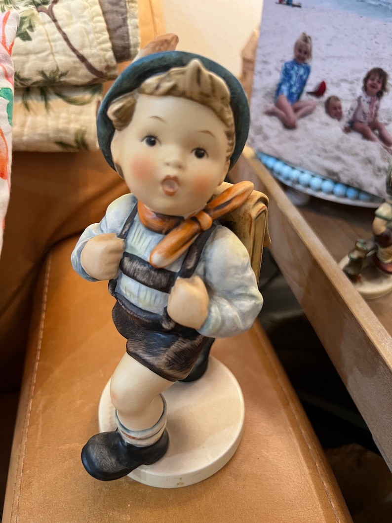 Vintage 1957 German Goebel Hummel “school Boy” Figurine (marked Down ...