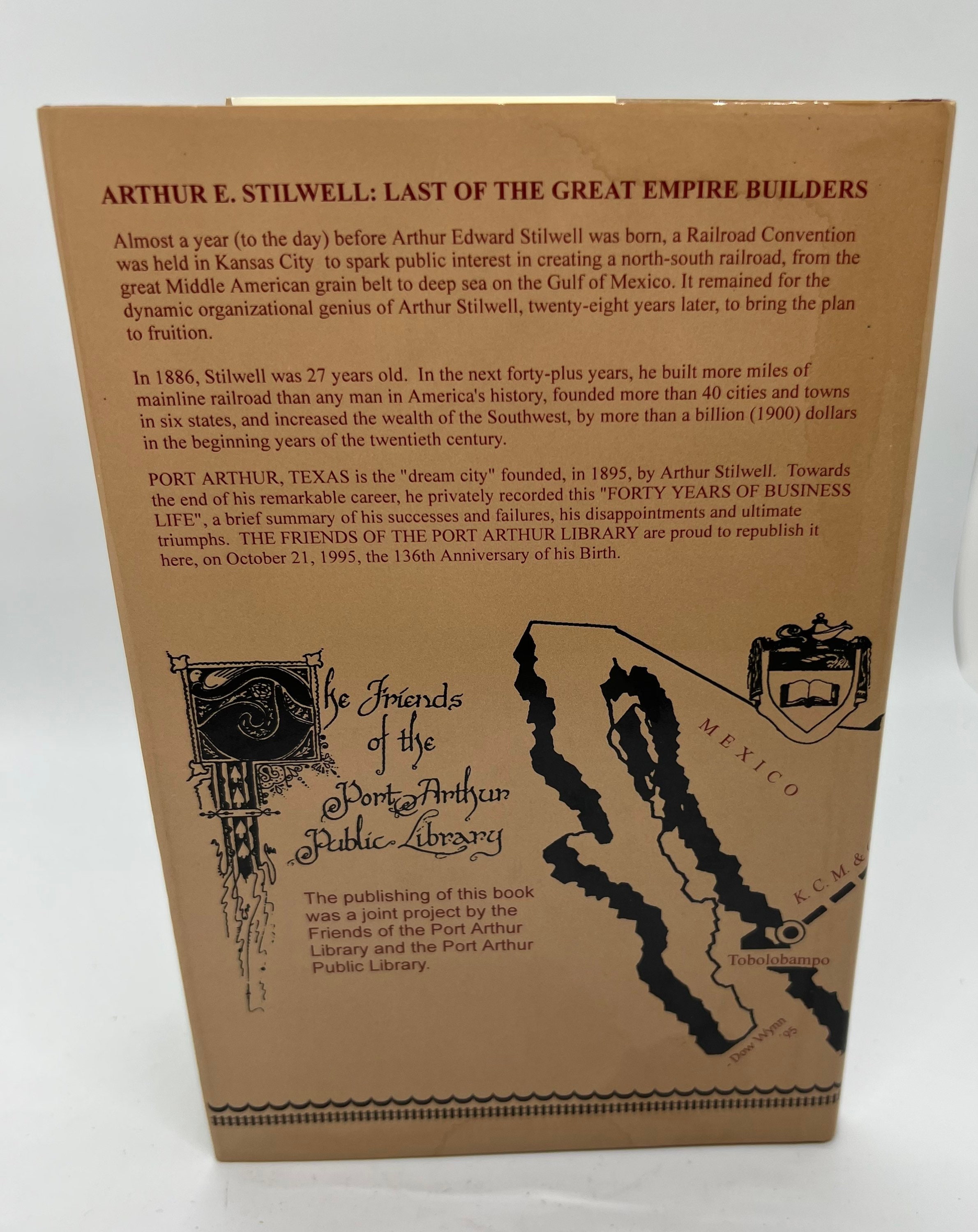 Book Forty Years .. of Business Life .. Arthur E. Stilwell - Etsy