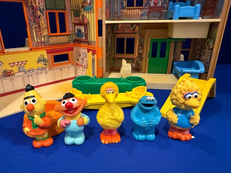 Vintage Playskool Sesame Street Playset From 1984, Featuring Hooper's ...