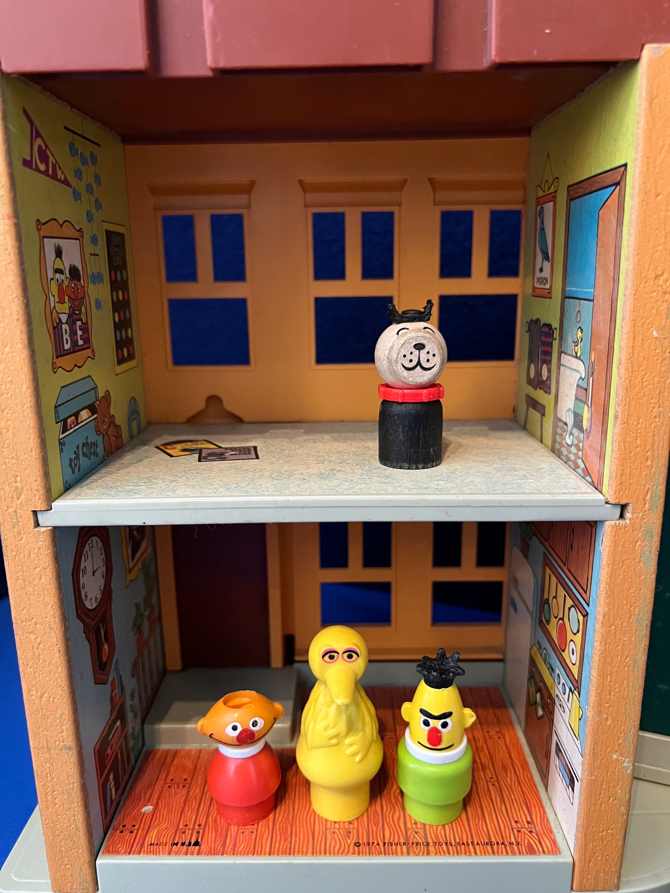 Sesame Street House 1970’s by Fisher Price #938 - Etsy